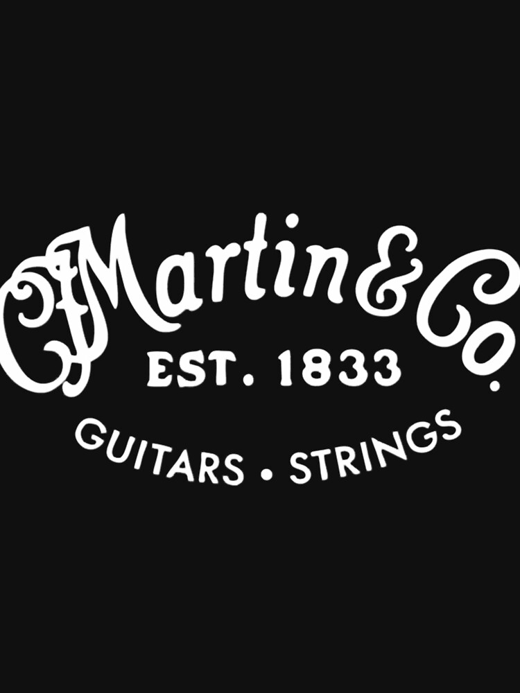 "Martin Guitars Logo Merchandise Classic" T-shirt for Sale by ...