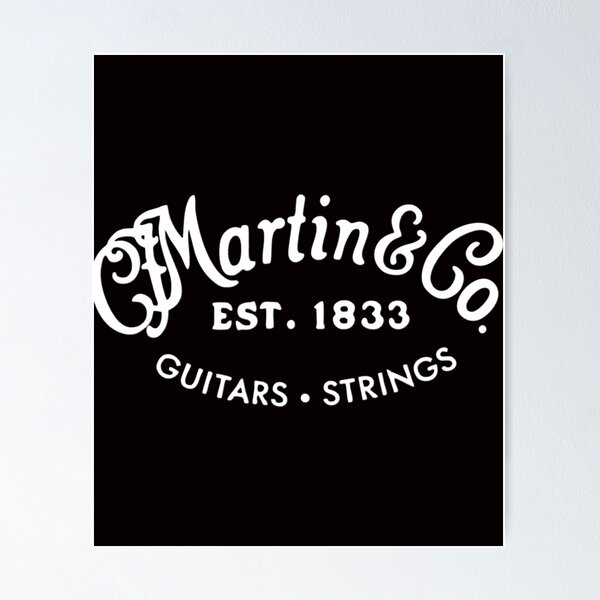 "Martin Guitars Logo Merchandise Classic" Poster for Sale by ...
