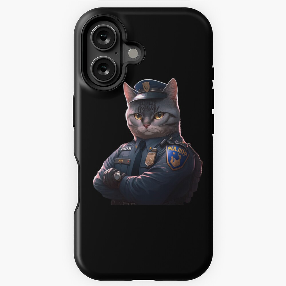 "Officer police cat" Sticker for Sale by AnimalArtPhotos | Redbubble