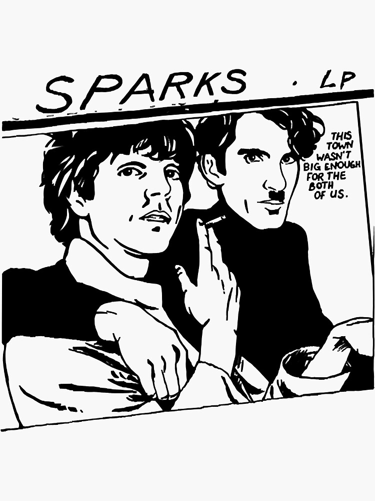 "Sparks Band" Sticker for Sale by LebsackStore | Redbubble