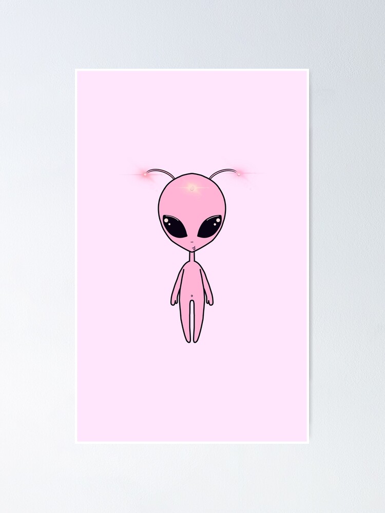 Pretty Pink Aliens Cute Pink Alien Baby Doll Toys Closed Eyes Full