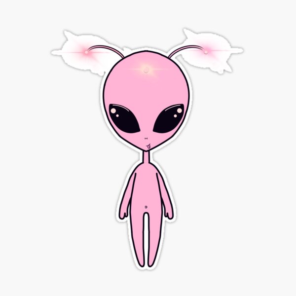 Pretty Pink Aliens Cute Pink Alien Baby Doll Toys Closed Eyes Full