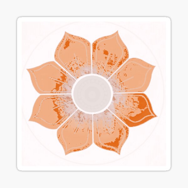 "Sri Lankan white batik flower design" Sticker for Sale by ...