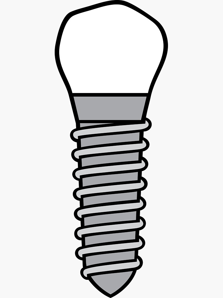 "Dental implant" Sticker for Sale by TribaliumArt | Redbubble