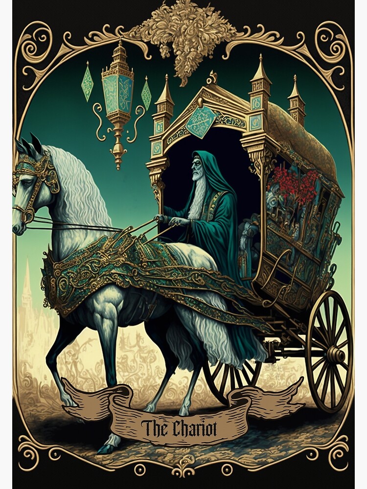 "The Chariot Tarot Card " Poster for Sale by rmsgraphics | Redbubble
