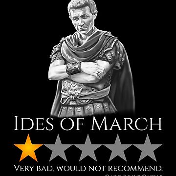 "Julius Caesar - Ides Of March - Ancient Rome History Meme" Canvas ...