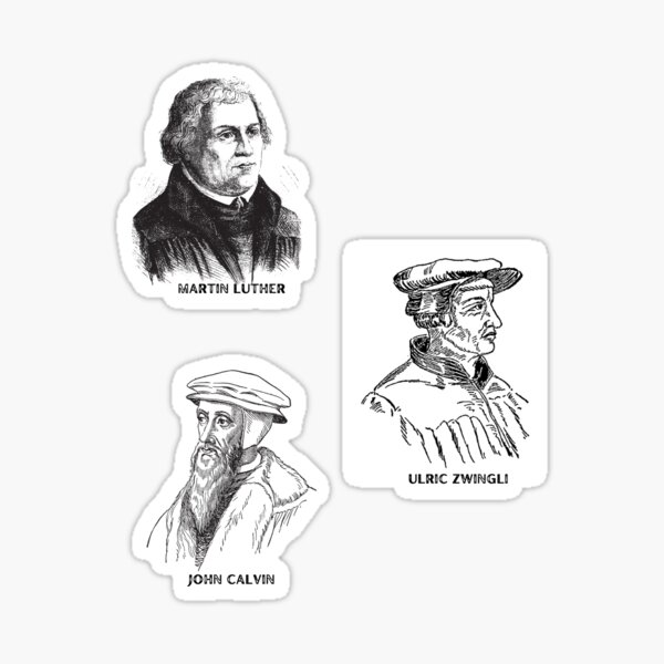 "Reformers Etched Profile Vintage Sticker Pack" Sticker for Sale by ...