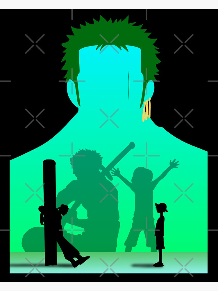 "One Piece Luffy meets Zoro" Sticker for Sale by Artsbykk | Redbubble