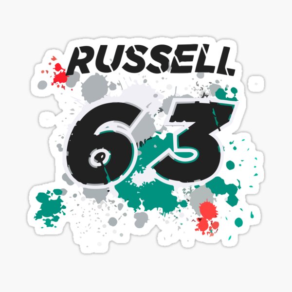 "Russell Color Splash " Sticker for Sale by ButterDearie | Redbubble