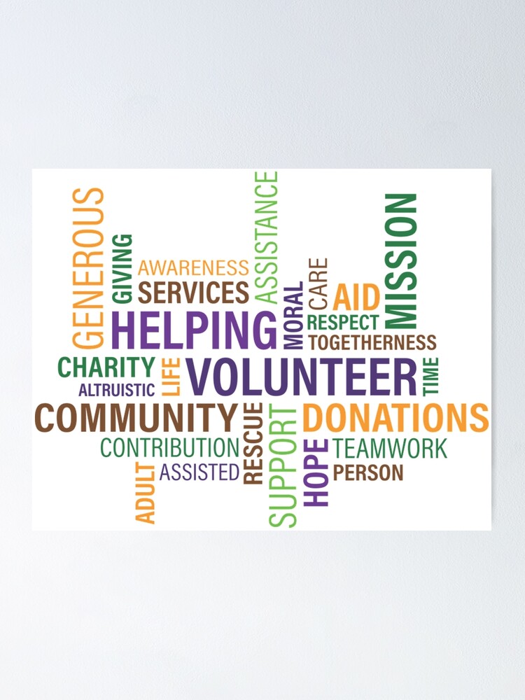"Helping, Volunteering, Charity, Care, Contribute, Life, Hope, Rescue ...