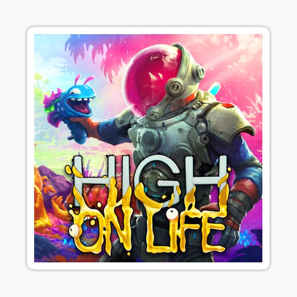 "High on life- Game" Sticker for Sale by Paul-Richarson | Redbubble