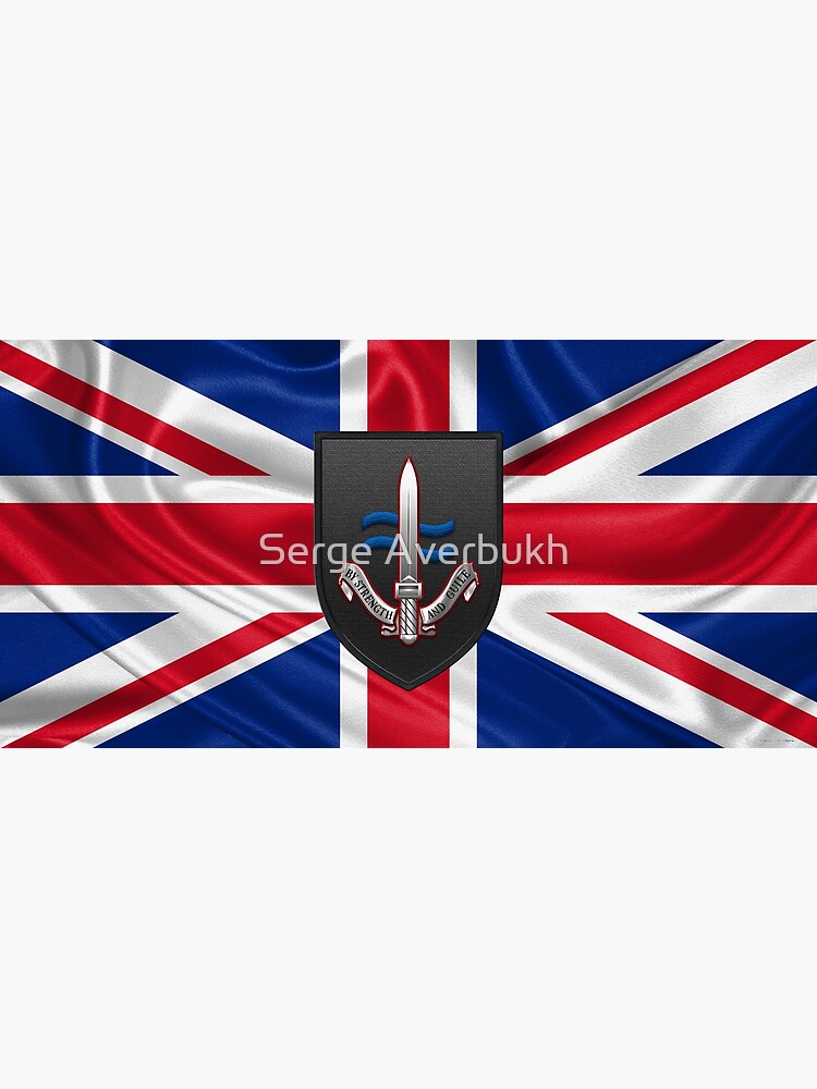 "Special Boat Service - SBS Patch over British Flag" Photographic Print ...