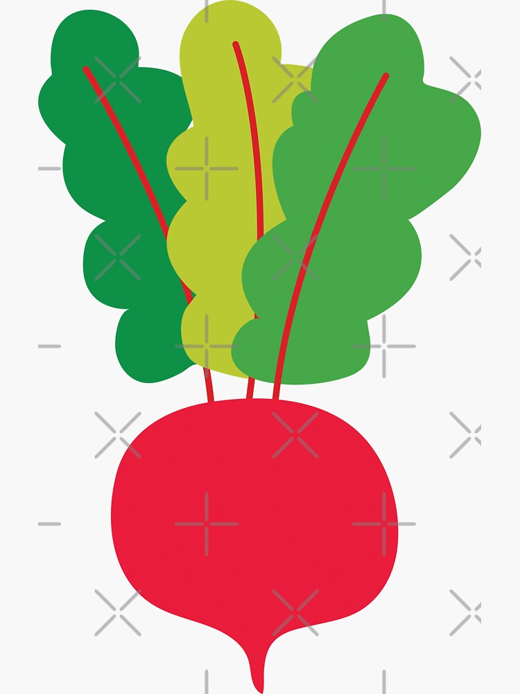 "Beetroot" Sticker for Sale by The-Art-Thrift | Redbubble