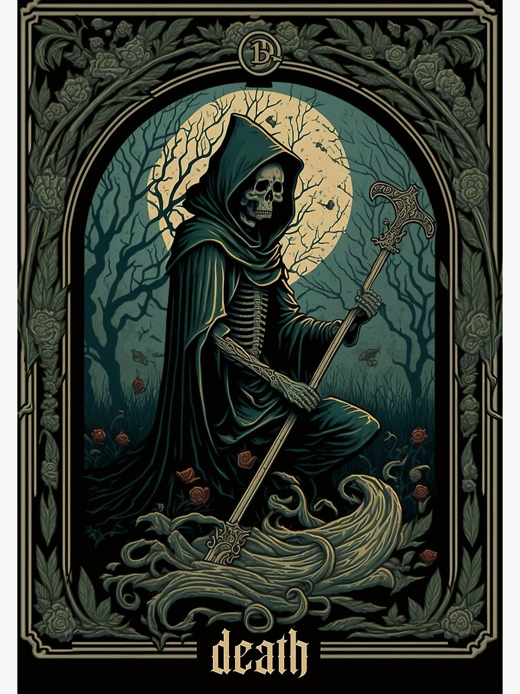 Death Tarot Card Premium Matte Vertical Poster