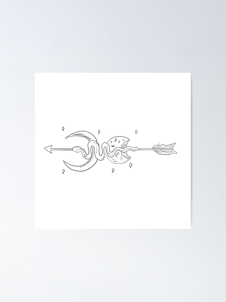 "What lies beyond the veil sword" Poster for Sale by Artbymanu | Redbubble