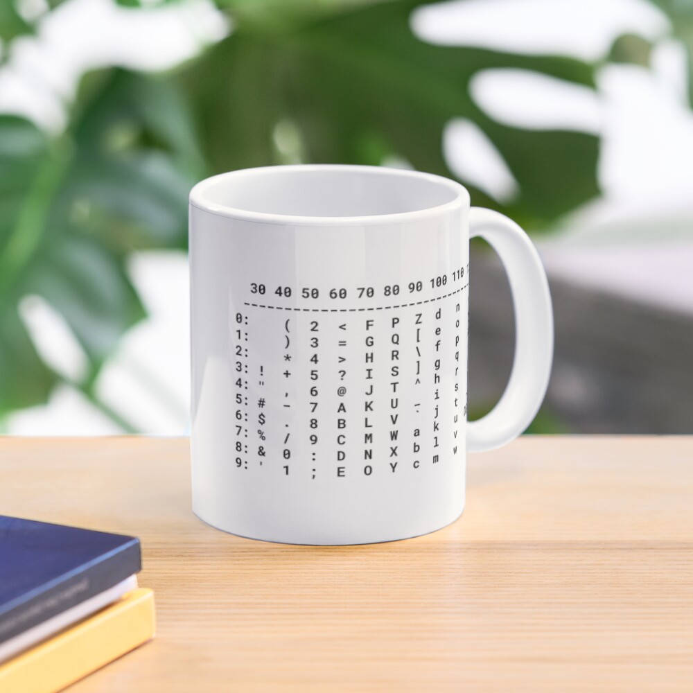 "ASCII Table Reference Chart Encoded in Decimal" Sticker for Sale by ...