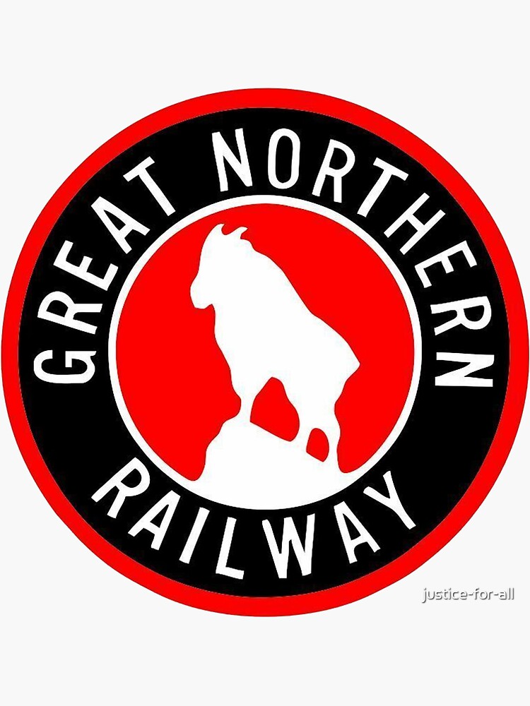 "Great Northern Railway Railroad TRAIN Sticker" Sticker for Sale by ...