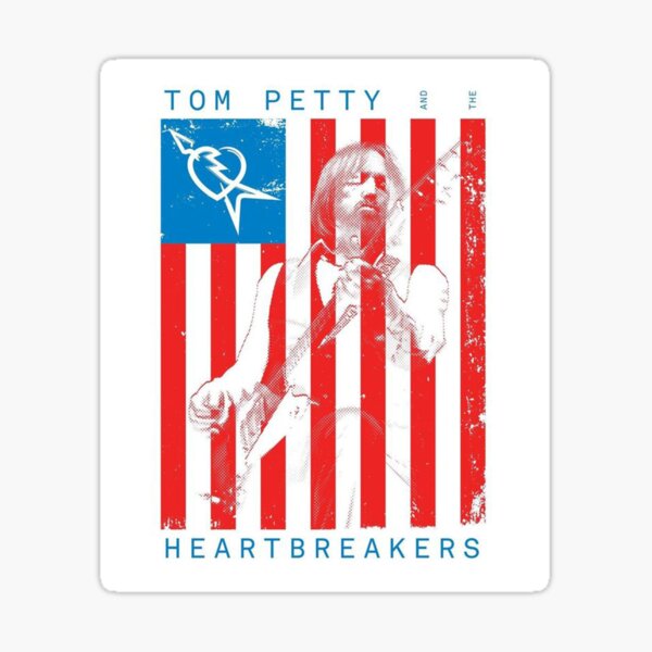 "TOM PETTY AND THE HEARTBREAKERS" Sticker for Sale by Koko-Rico | Redbubble