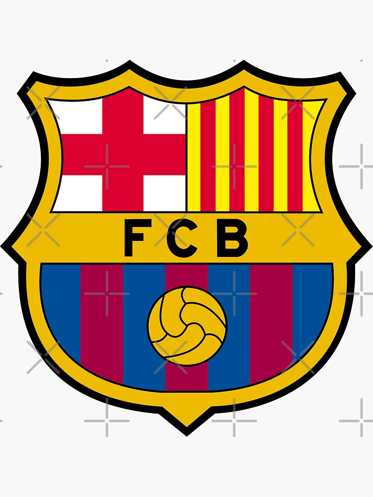 "FC Barcelona " Sticker for Sale by natalieneven1 | Redbubble