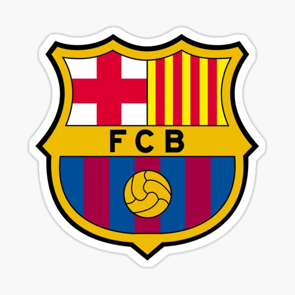 "FC Barcelona " Sticker for Sale by natalieneven1 | Redbubble