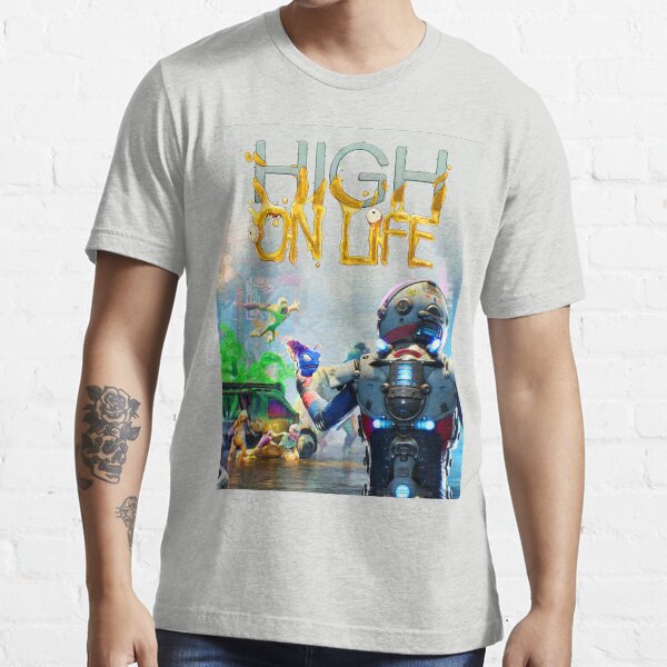 "High on life- Game" T-shirt for Sale by Paul-Richarson | Redbubble ...