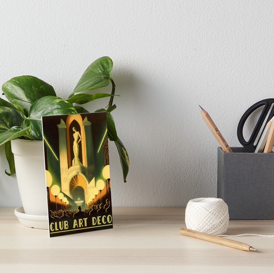 "Club Art Deco - Vintage poster of a nightclub in the 1920s/30s" Art ...