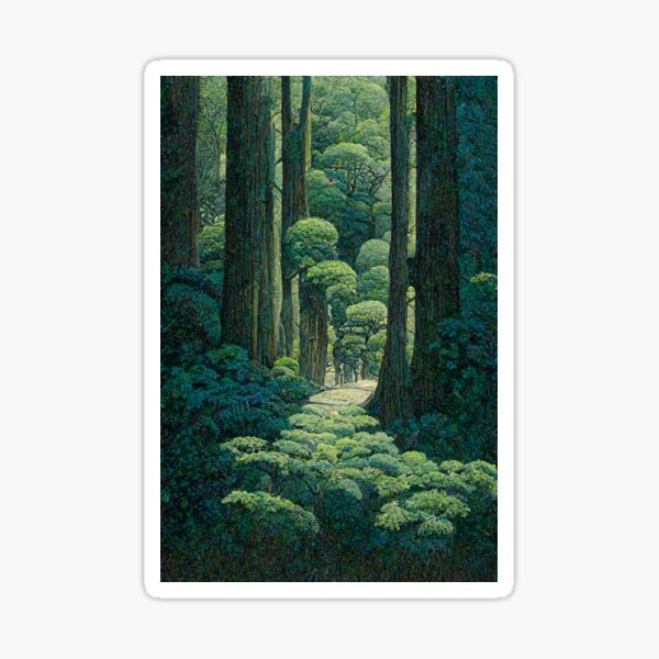"Hidden Path" Sticker for Sale by R-PattersonArt | Redbubble
