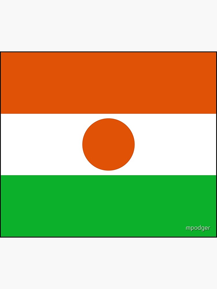 "NIGER Flag Gifts, Masks, Stickers & Products" Poster for Sale by ...