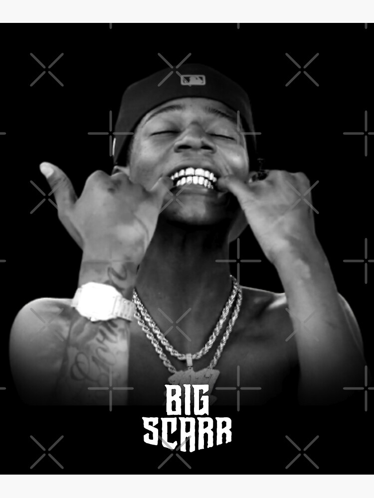 "Big Scarr" Poster by Mikalozan | Redbubble