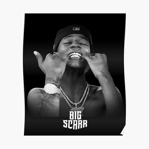 "Big Scarr" Poster by Mikalozan | Redbubble
