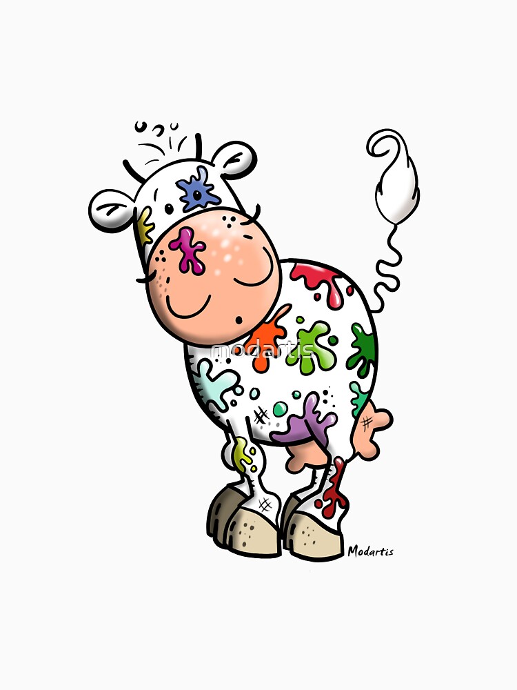 "Colorful spotted cow - Cows - Cartoon - Gift" T-shirt by modartis ...