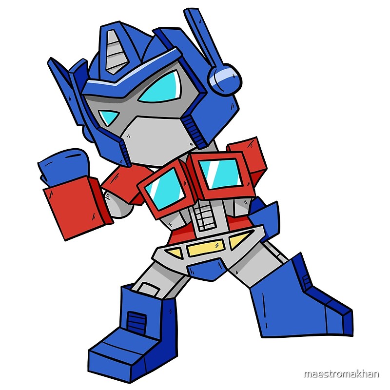 "Chibi Optimus Prime" by maestromakhan | Redbubble