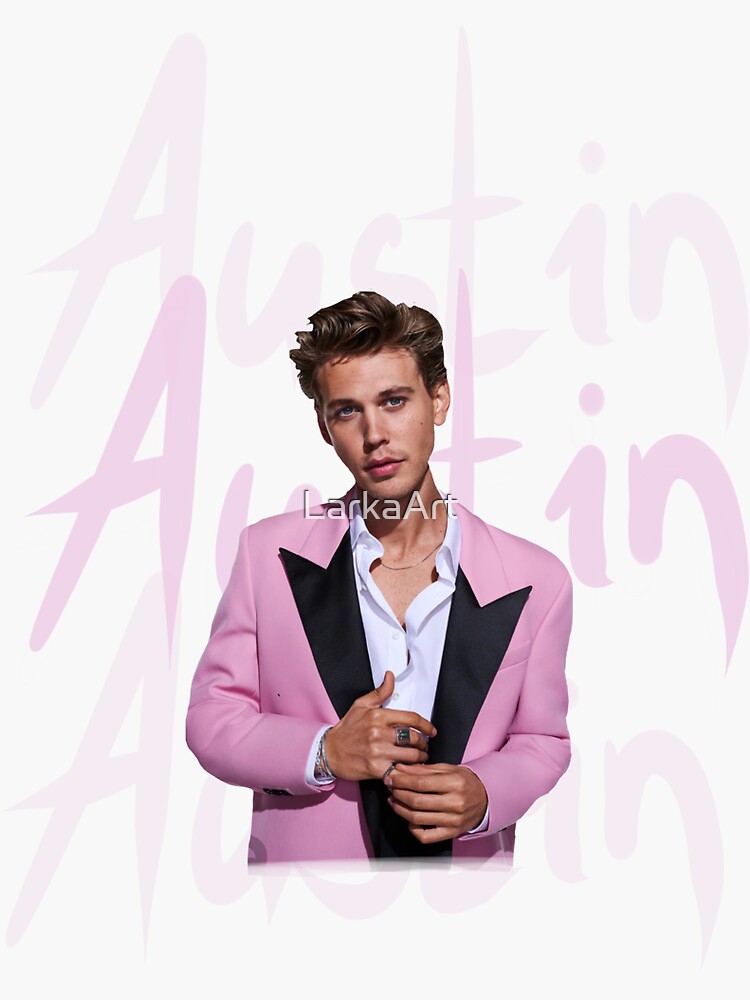 "Austin Butler Vintage T-shirt " Sticker for Sale by LarkaArt | Redbubble