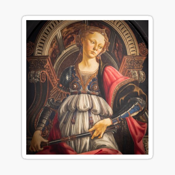 "Alessandro Botticelli - Fortitude, 1470. Renaissance art in Uffizi ...