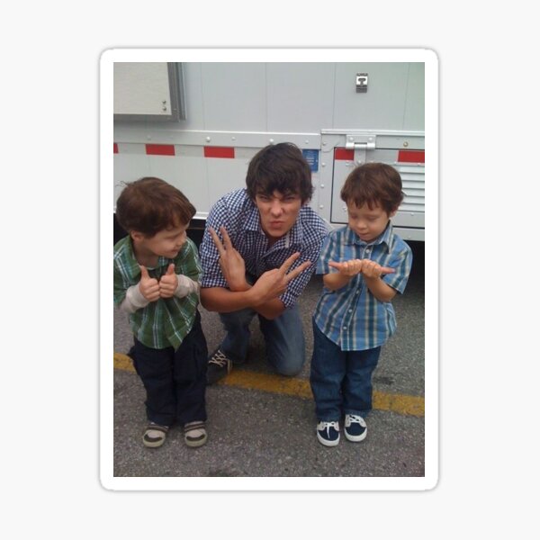 "rodrick and manny" Sticker for Sale by ekneifel | Redbubble