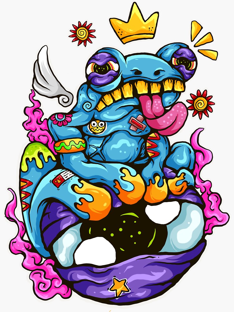 "Angel Frog" Sticker for Sale by koyung500Store | Redbubble