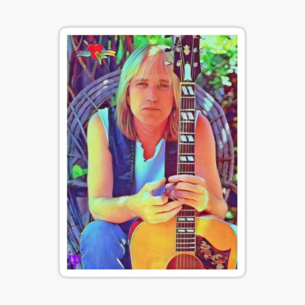"Tom Petty American singer" Sticker for Sale by Koko-Rico | Redbubble