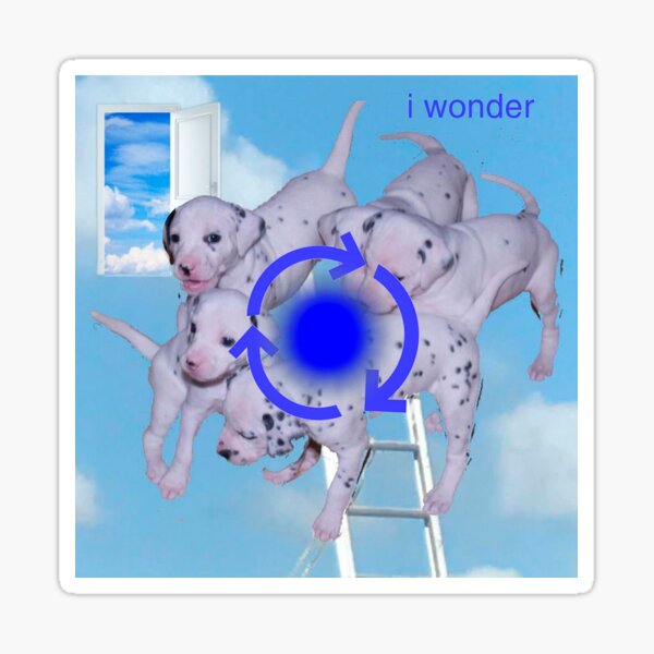"wonder dogs" Sticker for Sale by guardagris | Redbubble