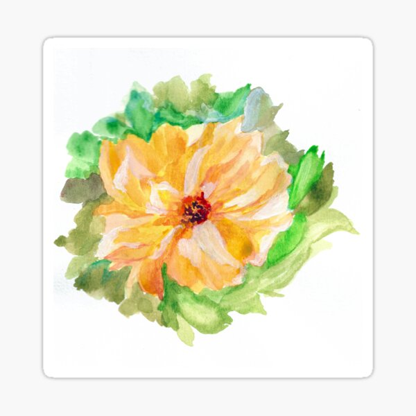 "A Single Simple Flower" Sticker for Sale by JoieOfArt | Redbubble
