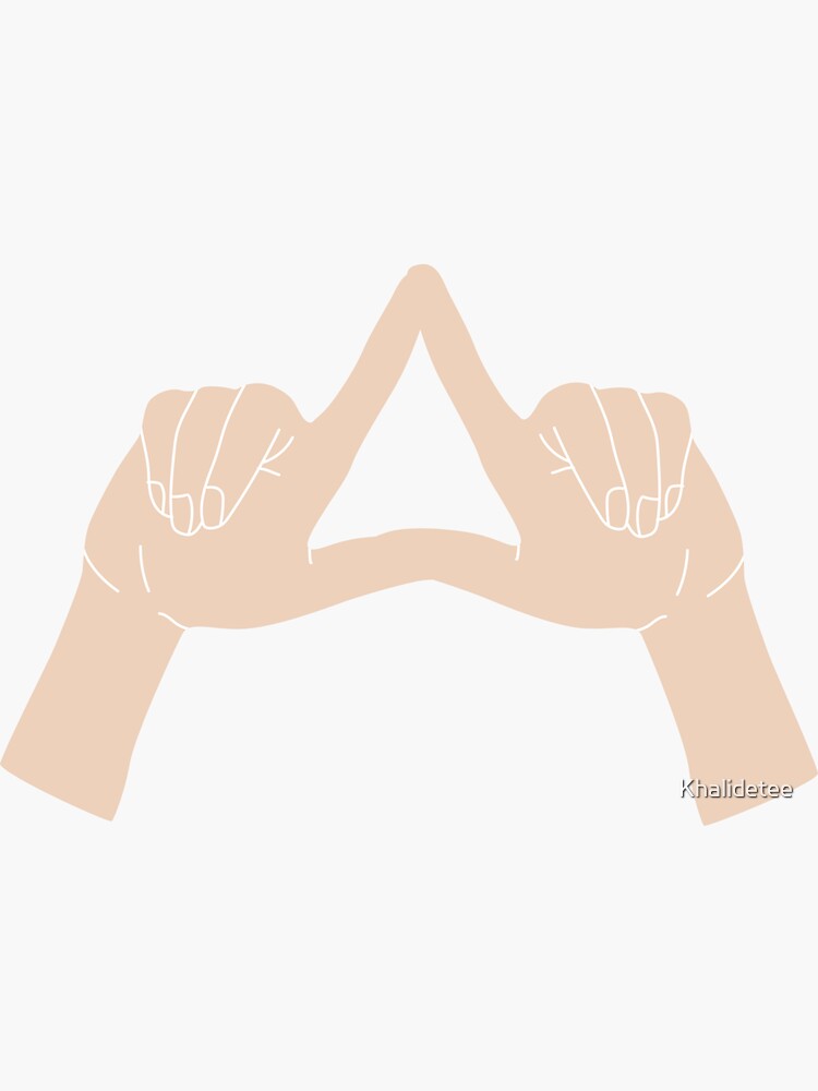 "Tri Delta Hands" Sticker for Sale by Khalidetee | Redbubble