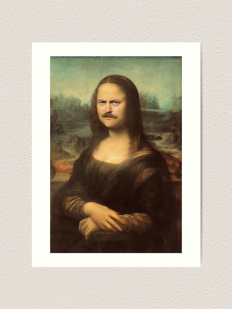 "Mona Ron Swanson" Art Print for Sale by joshgranovsky | Redbubble