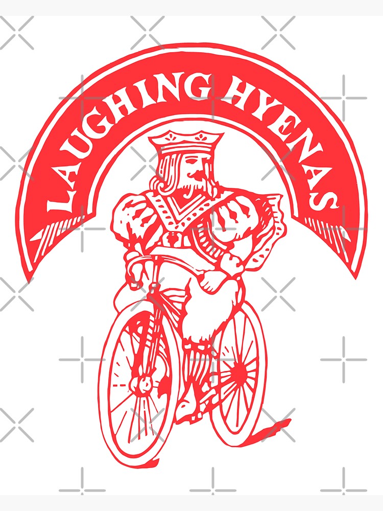 "Laughing Hyenas The King" Sticker for Sale by laurengar | Redbubble