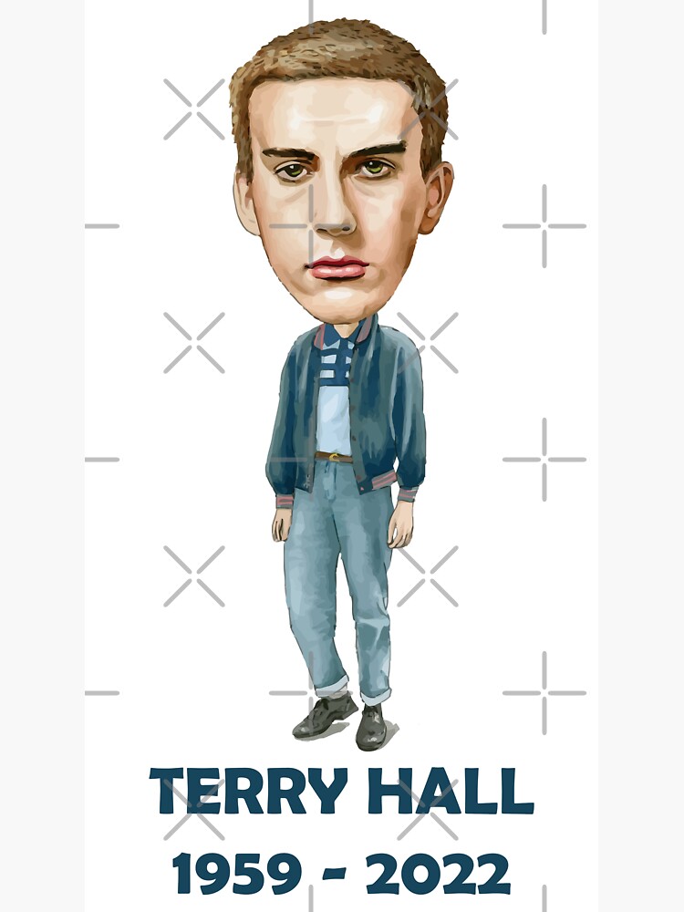 "Terry Hall 1959 - 2022" Sticker for Sale by laurengar | Redbubble
