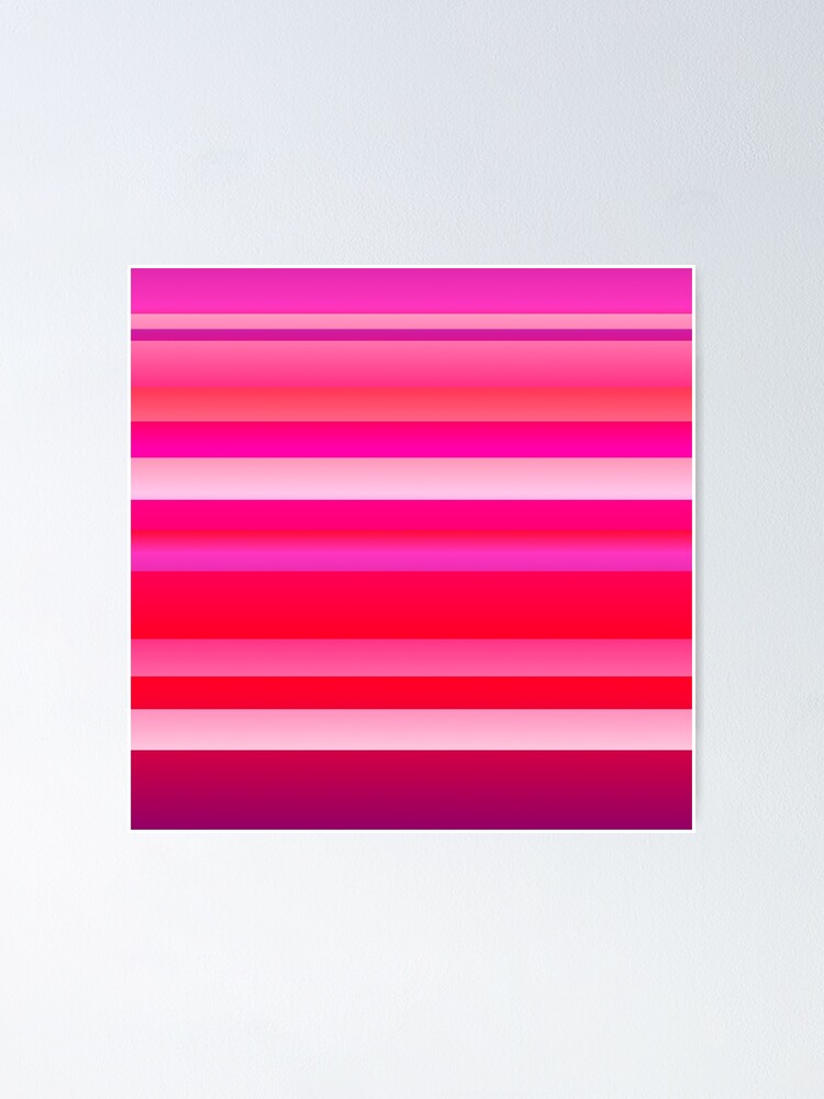 "Hot pink color palette | valentine color palette" Poster for Sale by ...