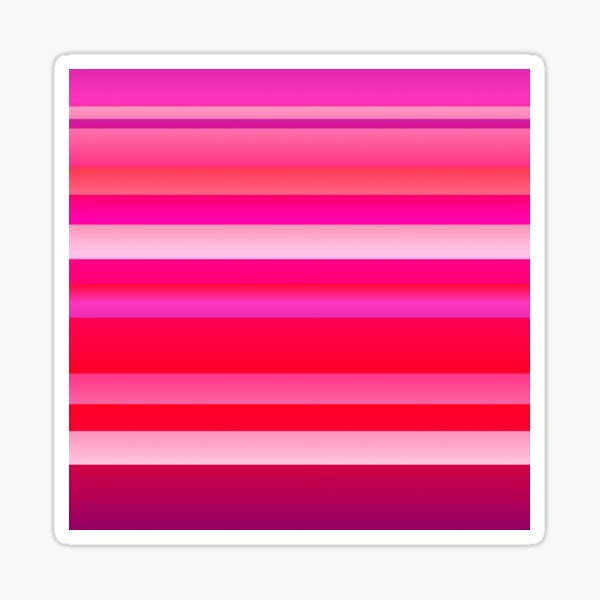 Hot Pink Color Palette Valentine Color Palette Sticker For Sale By Lausn Redbubble