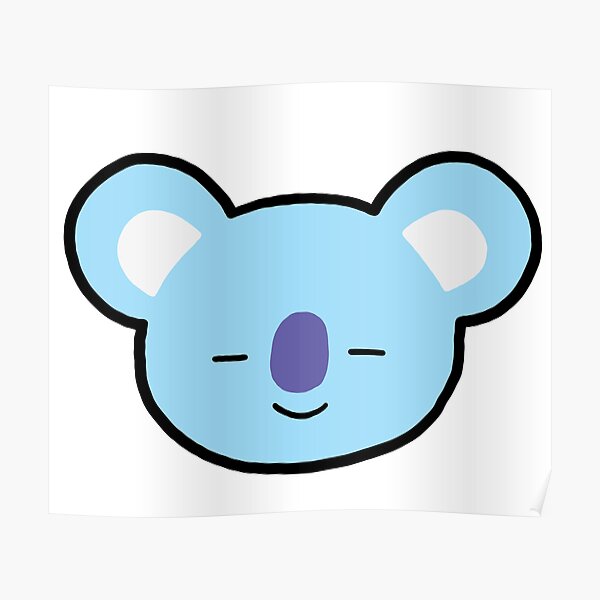 "BT21 Koya" Poster for Sale by ErvaKrblt | Redbubble