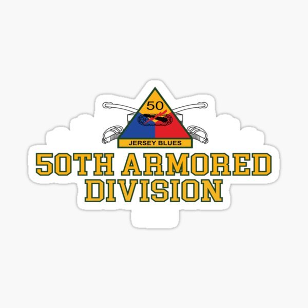 "50th Armored Division" Sticker for Sale by DomenicoBarone | Redbubble