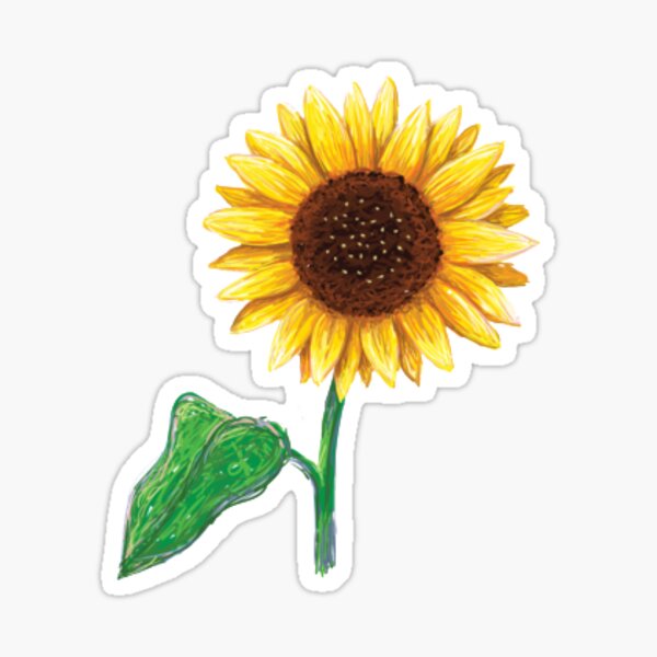 Small Sunflower Stickers | Redbubble