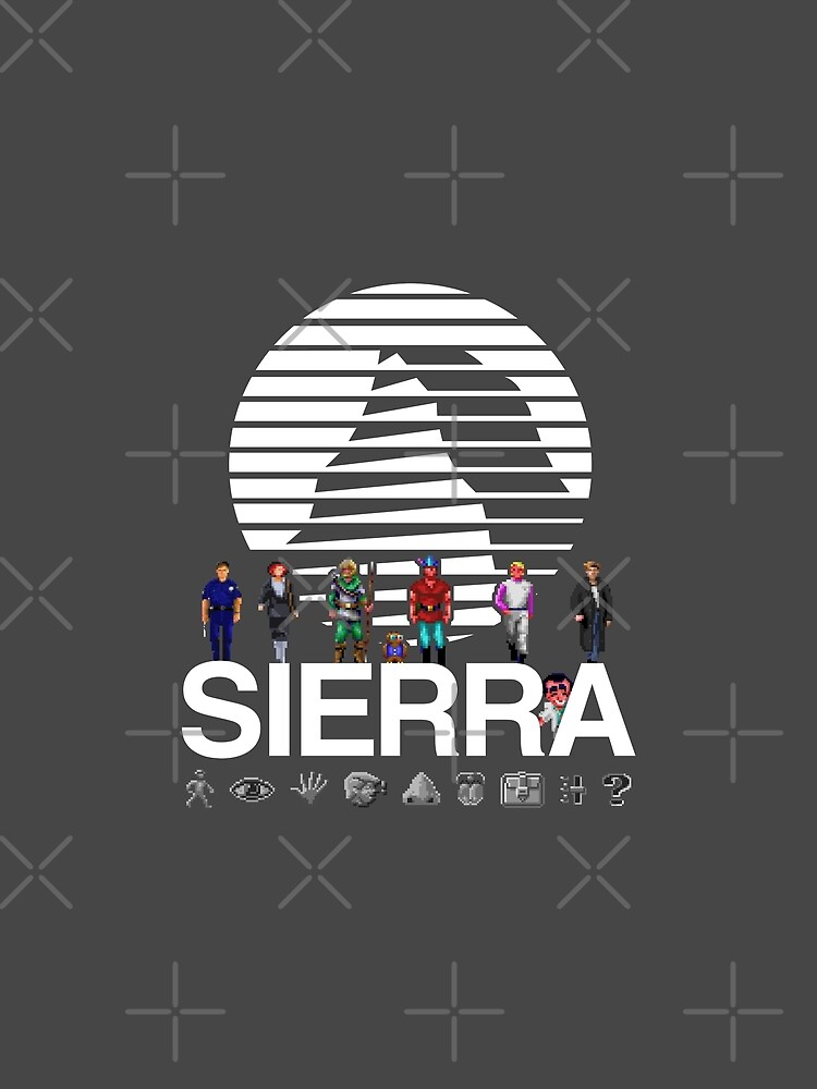 "Sierra Online Logo (WHITE) - Gaming Heroes and Icons - Point and Click ...