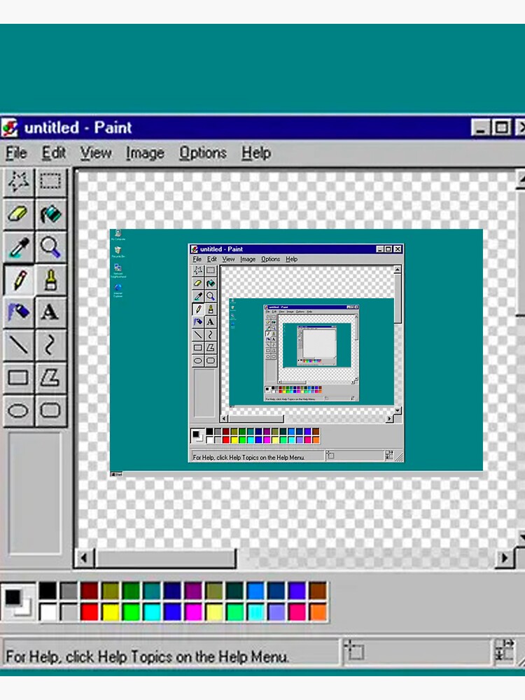 "MS PAINT" Sticker for Sale by Vapes-ubboi | Redbubble